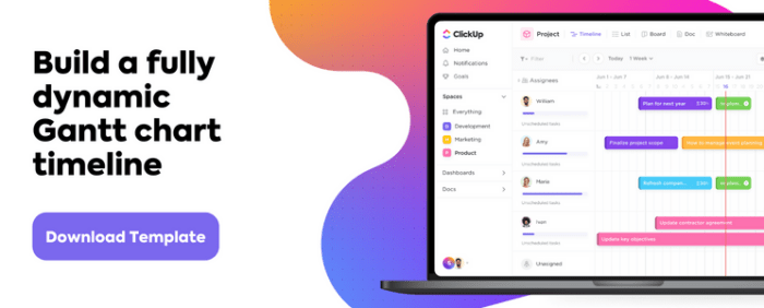 Gantt Chart vs. Timeline: What Are They and How to Use Them | ClickUp