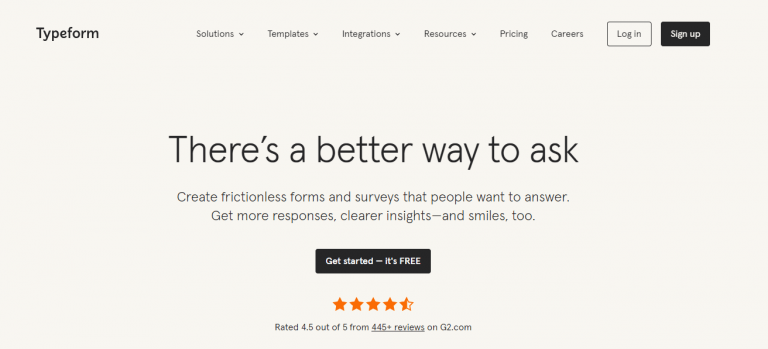 Typeform vs Google Forms (Features, Pricing) | ClickUp