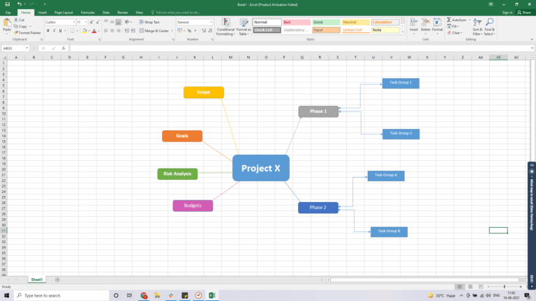 How To Create a Mind Map In Excel (Guide with Templates!) | ClickUp