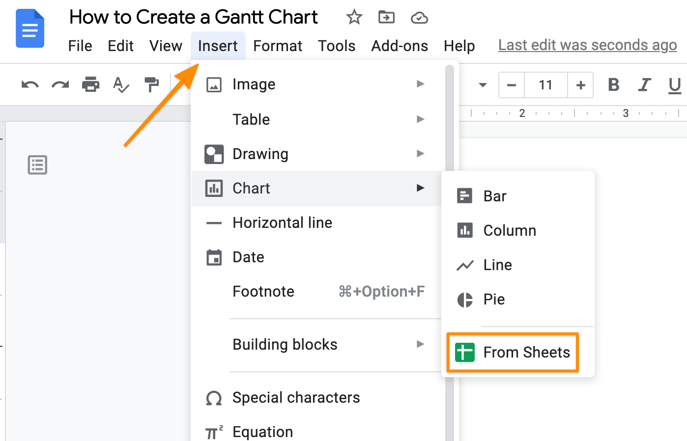 How To Create A Gantt Chart In Google Docs With Templates ClickUp