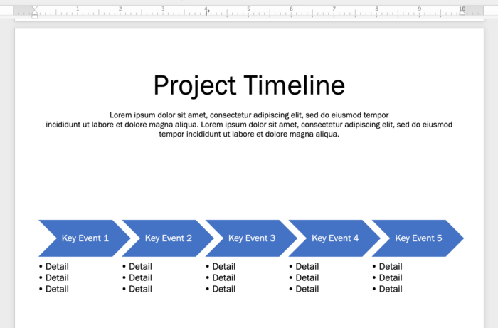 How to Make a Timeline in Microsoft Word (Examples & Templates) | ClickUp