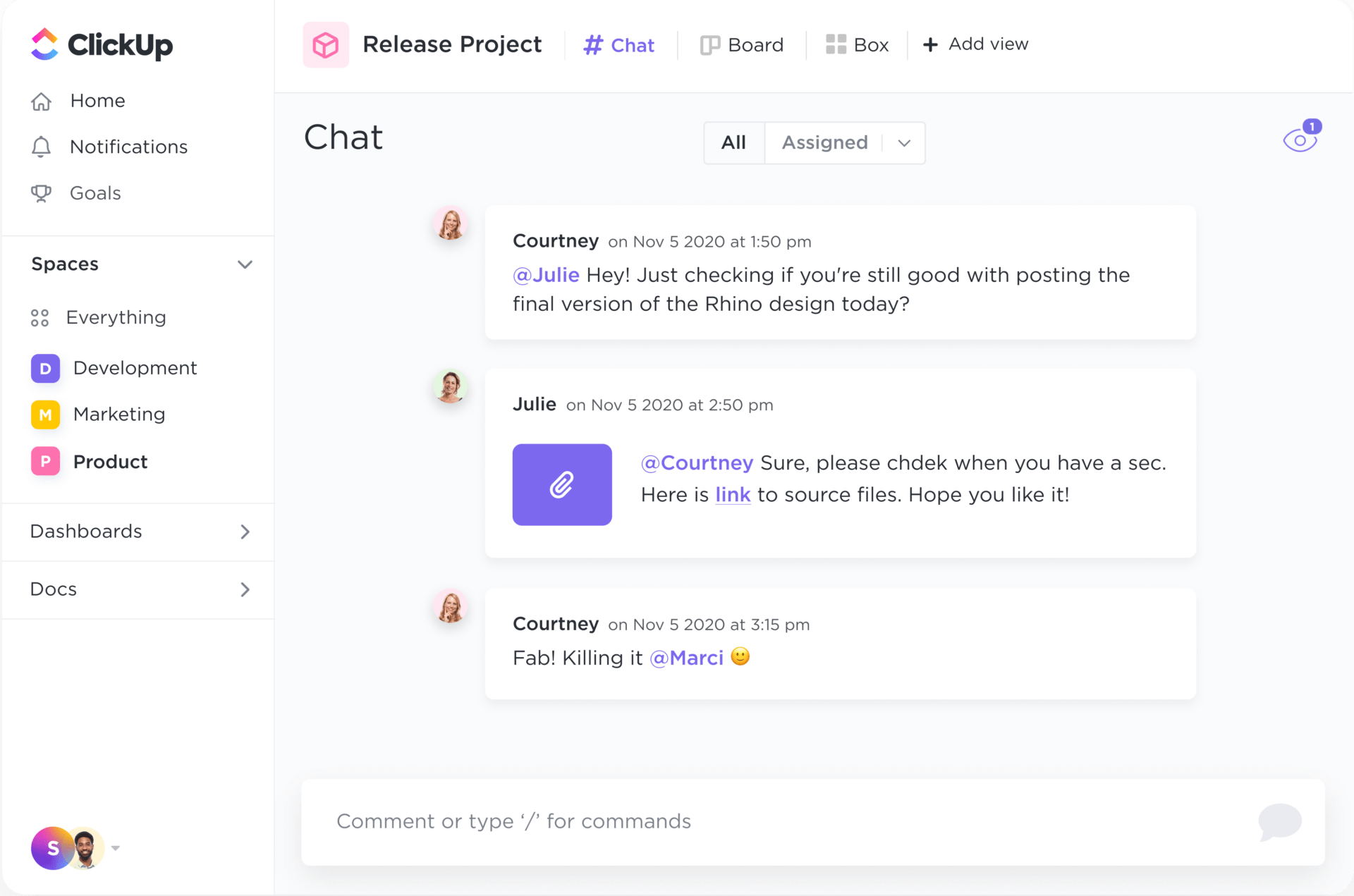 Slack Vs. Asana: Which Tool is Best for Your Team? | ClickUp