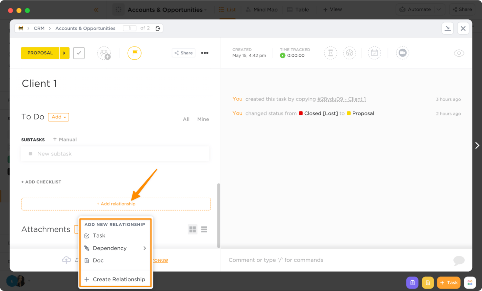 How to Create Your Own CRM in ClickUp | ClickUp