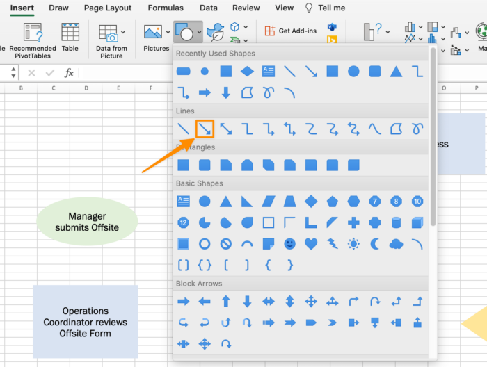 How to Create a Flowchart in Excel (Templates & Examples)