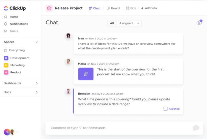 Slack Vs. Google Chat Comparison: 2024 Review | Clickup