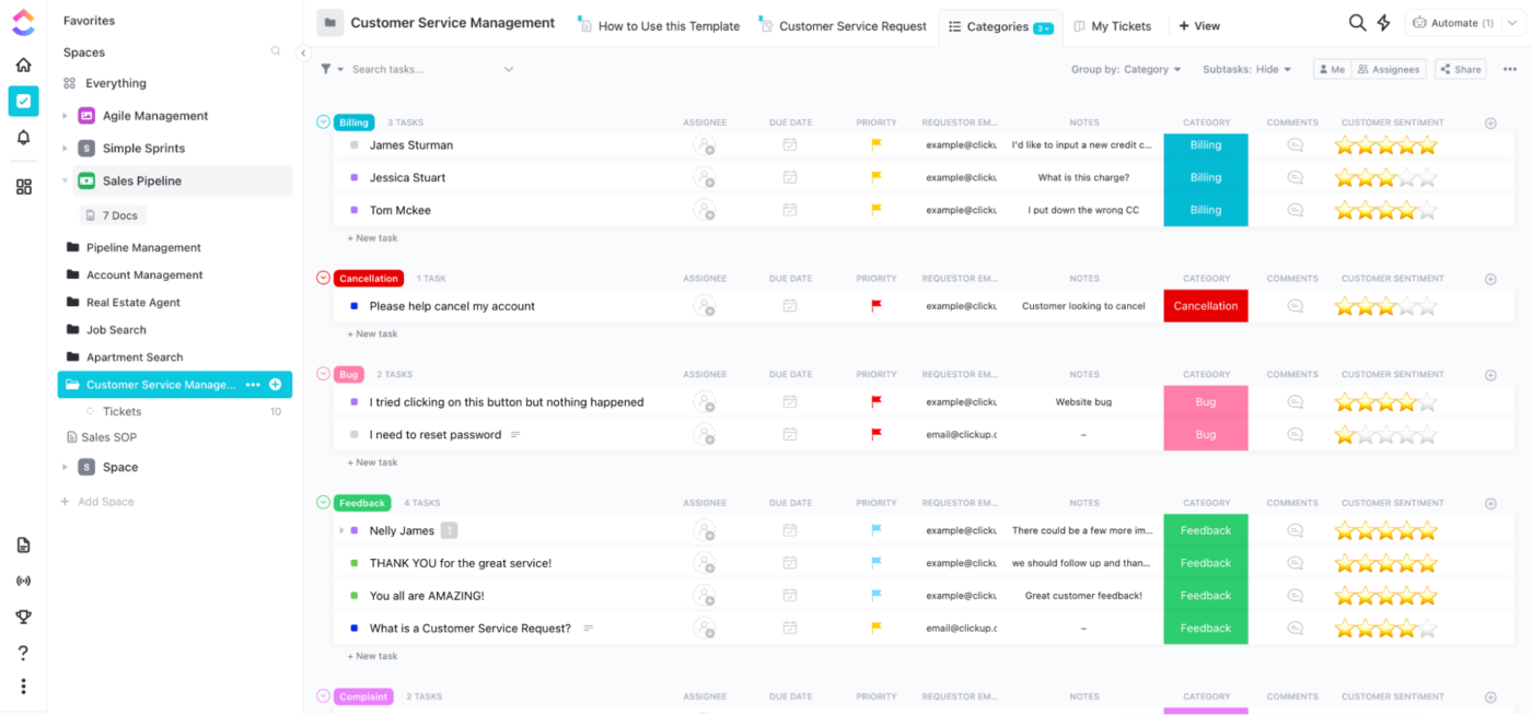 10 Free CRM Templates Excel Google Sheets ClickUp Templates 2023 