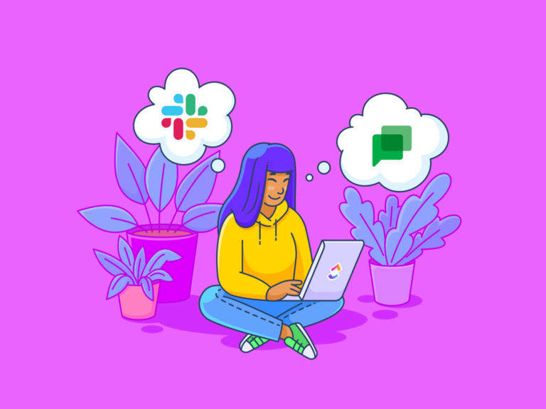 Slack Vs. Google Chat Comparison: 2024 Review | Clickup