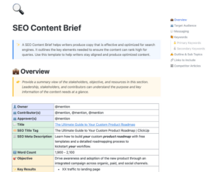 10 Free Project Brief Templates in Word & ClickUp Docs