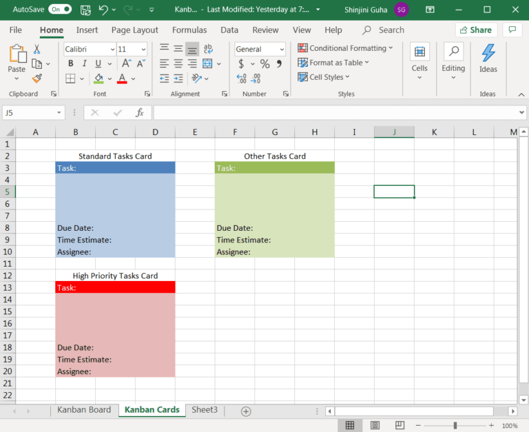 How To Create A Kanban Board In Excel? (With Templates) | ClickUp
