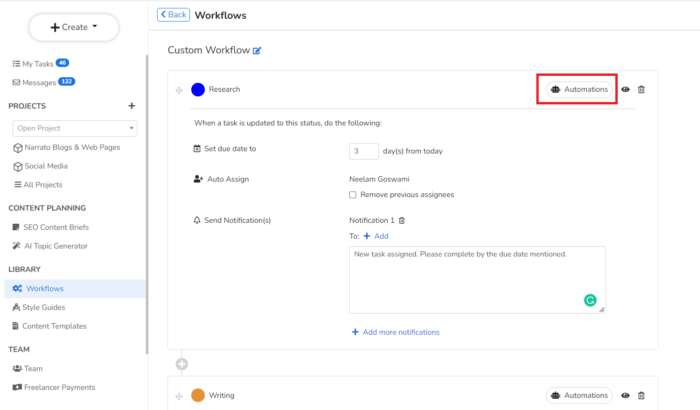 How To Build A Content Creation Workflow Templates Clickup