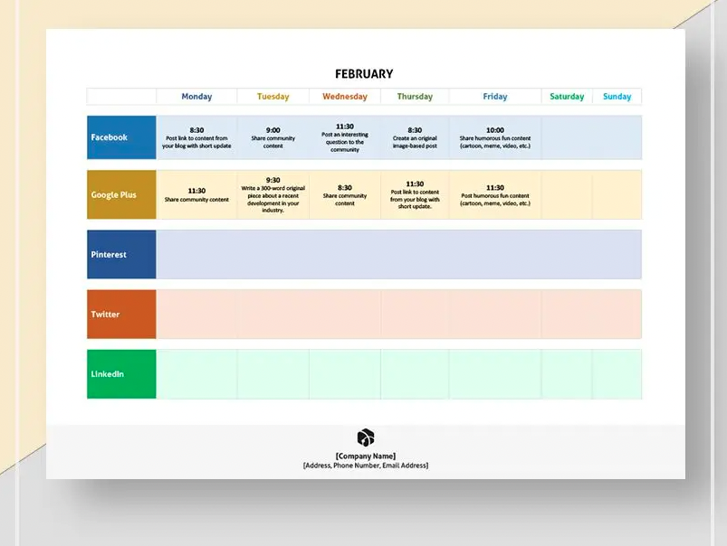 10 Free Content Calendar Templates In Excel Sheets ClickUp 2023 2023 