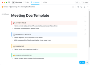 How to Take the Best Meeting Notes (With Templates) | ClickUp