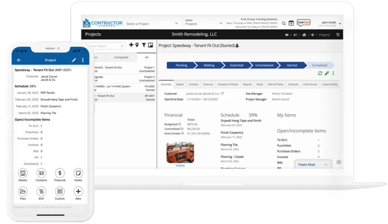 Construction Management Software for Small Businesses in 2025