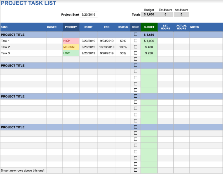 How To Create a To Do List in Excel (With Templates) | ClickUp
