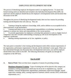 15 Free Annual Employee Performance Review Templates