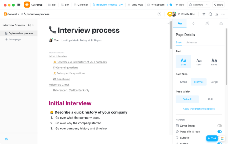 50 Product Manager Interview Questions and Answers | ClickUp