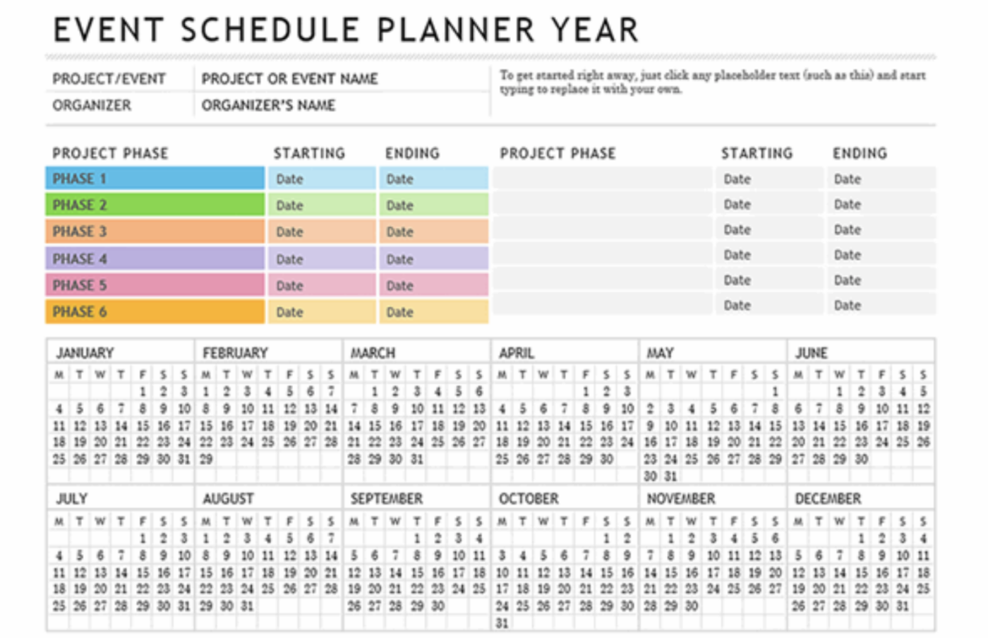 10 Free Event Planning Templates For 2024 In Excel ClickUp