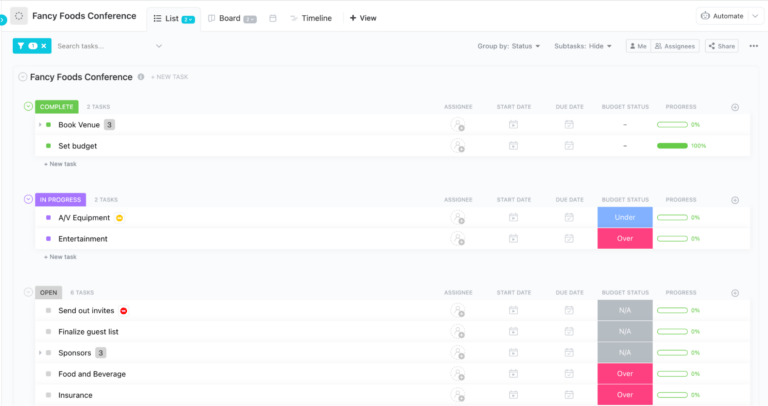 10 Free Event Planning Templates ClickUp Docs, Excel, & Word