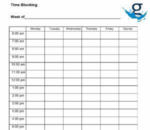 Free Time-Blocking Templates (Weekly, Daily, & Monthly Schedule)