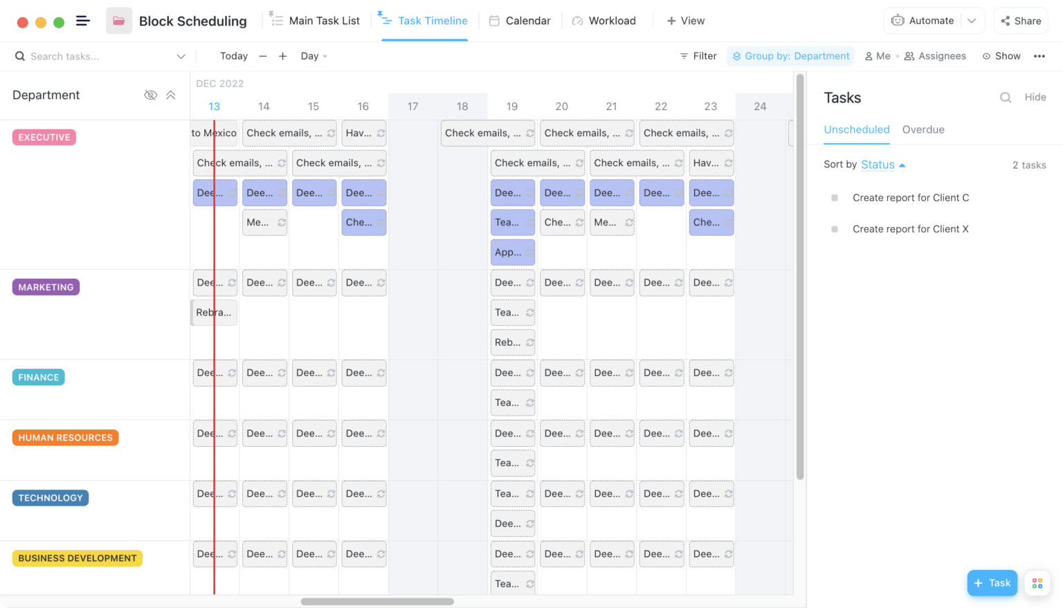 10 Free Schedule Templates in Excel, Google Sheets, & ClickUp
