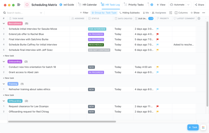 10 Free Schedule Templates in Excel, Google Sheets, & ClickUp
