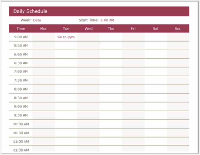 10 Free 2025 Schedule Templates in Excel, Sheets, & ClickUp