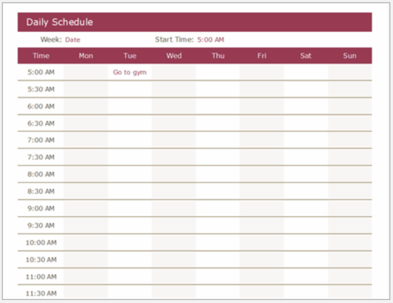 10 Free 2025 Schedule Templates in Excel, Sheets, & ClickUp