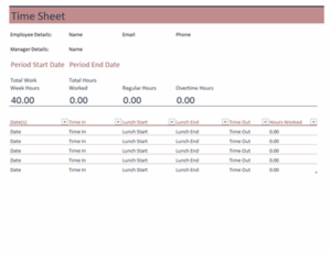 10 Free Employee Timesheet Templates in Excel, Word & ClickUp