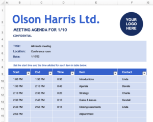 10 One-on-One Meeting Templates For Managers in Excel & Word