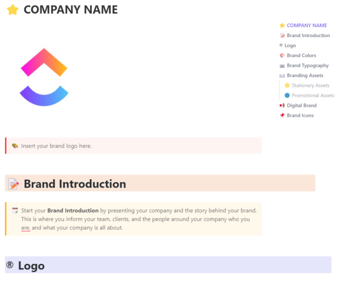 10 Free Style Guide Templates to Amplify Your Brand | ClickUp