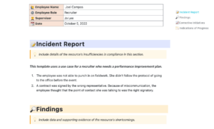 10 Performance Improvement Plan (PIP) Templates for Managers
