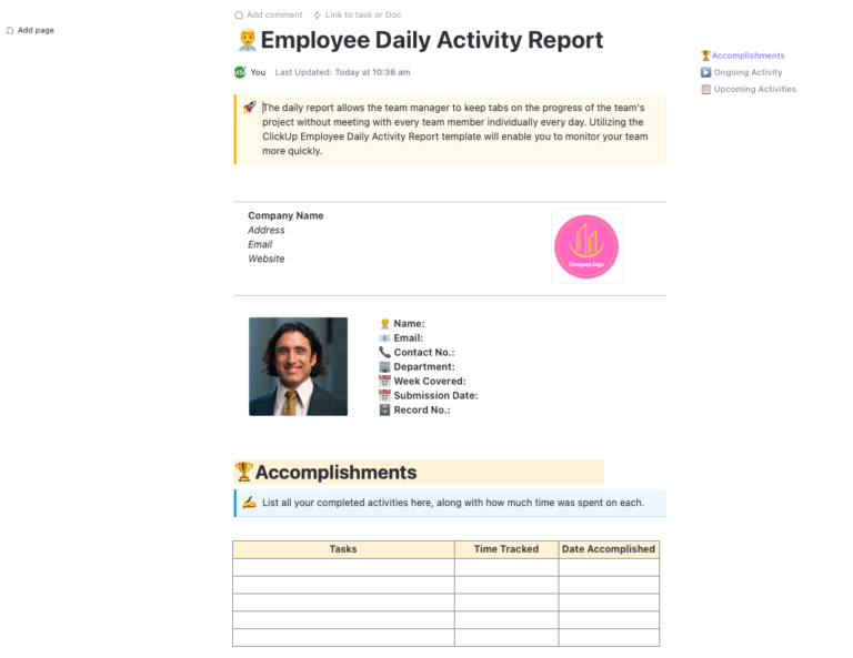 10 Free Employee Handbook Templates in Word & ClickUp