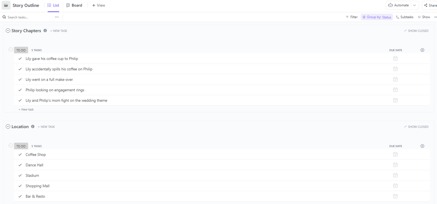 10 Project Outline Templates & Samples in Word & ClickUp