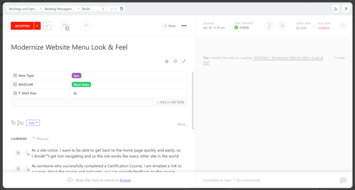 Top 10 Product Backlog Management Tools for 2026 | ClickUp