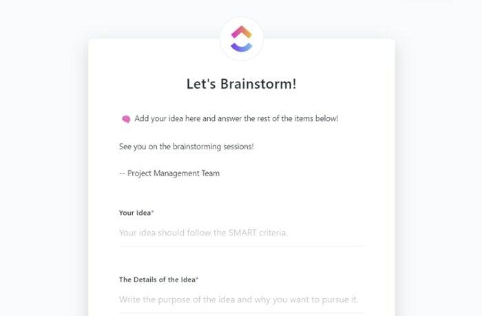 10 Brainstorming Templates in Word, Docs, and ClickUp