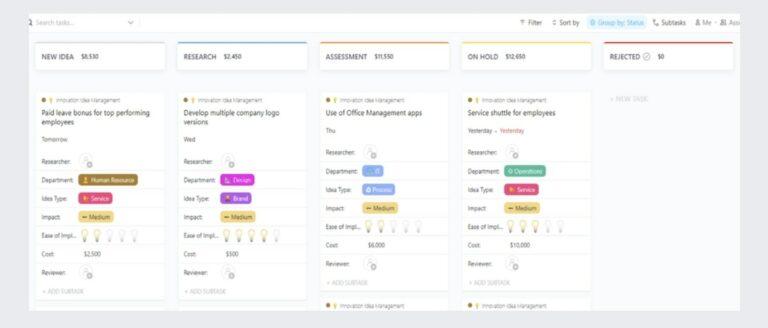 10 Brainstorming Templates in Word, Docs, and ClickUp