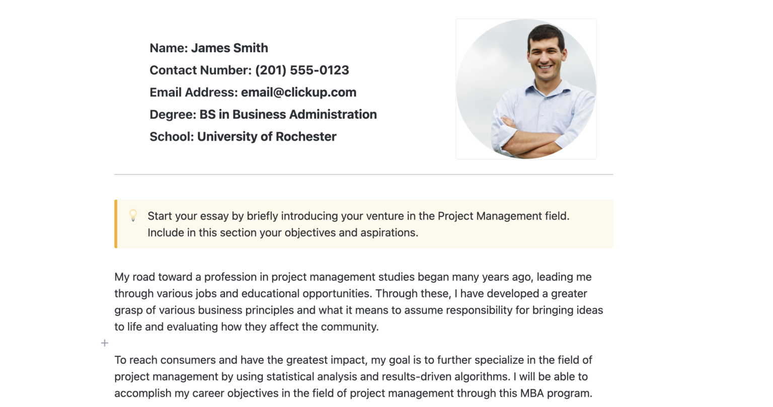 15 Free Project Management Templates for Teams | ClickUp