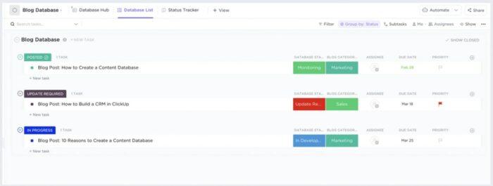 10 Free Database Templates in Word, ClickUp, and Access
