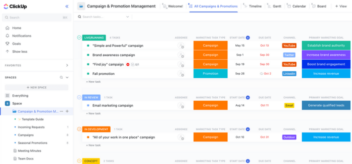 10 Best Campaign Management Tools in 2023 | ClickUp