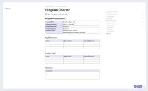 10 Free Program Management Templates With Plans & Processes