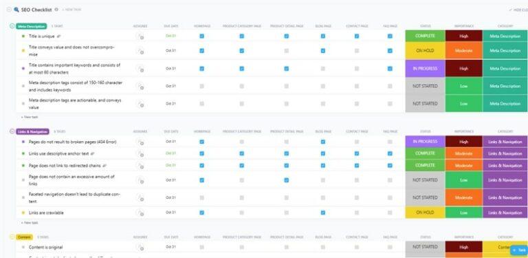 30 Free Checklist Templates in Word, Excel, & ClickUp Docs