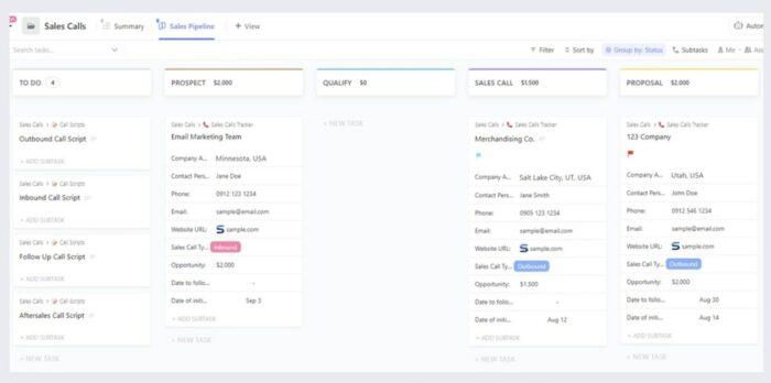 10 Free Phone Call Log Templates in Excel & ClickUp