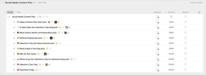 10 Free Content Marketing Strategy Templates | ClickUp