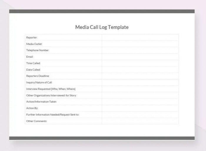 10 Free Phone Call Log Templates in Excel & ClickUp