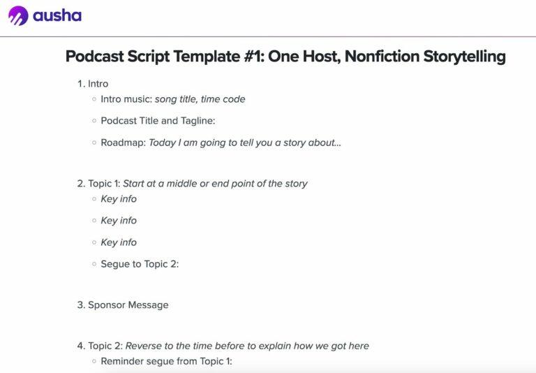 10 Free Podcast Templates to Use for Your Next Episode | ClickUp