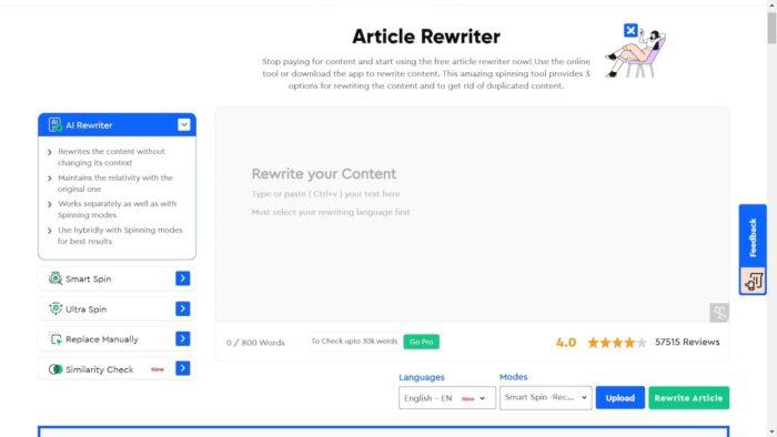 10 Best Article Rewriter Tools for Paraphrasing in 2025 | ClickUp