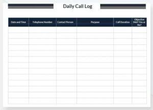 10 Free Phone Call Log Templates in Excel & ClickUp