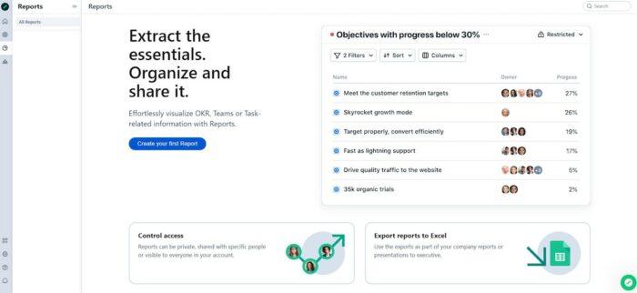 10 Best OKR Software for Startups to Track Objectives | ClickUp