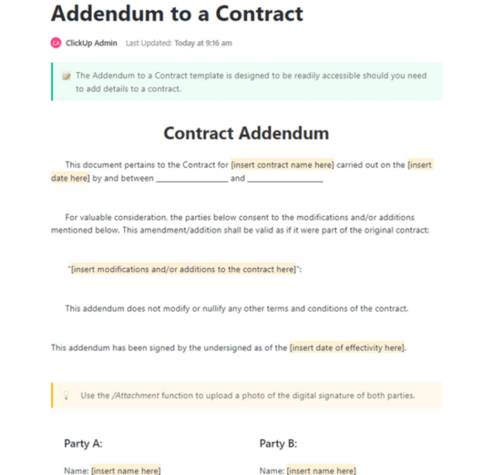 10 Free Business Contract Templates & Agreements | ClickUp