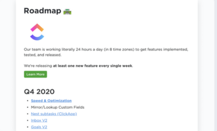 10 Marketing Roadmap Templates to Map out Your Campaigns | ClickUp